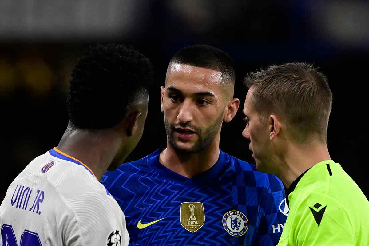 Clément Turpin en el Chelsea, 1 - Real Madrid, 3 - La Galerna