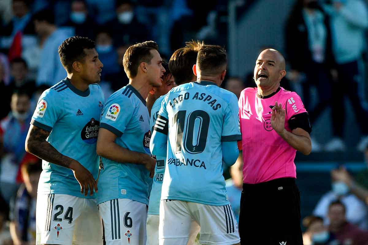 González Fuertes en el Celta, 1 - Real Madrid, 2 - La Galerna