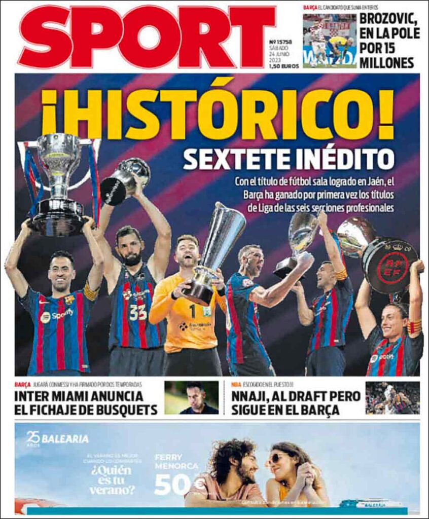 El Sex Tete Del Barça La Galerna