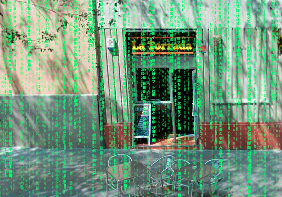 Matrix en el bar Negreira - La Galerna